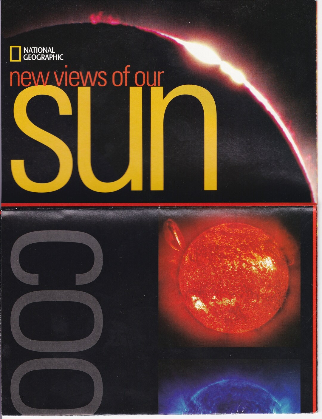 New Views of Our Sun/ the Universe/ Sun's Surface Vintage Map-chart ...