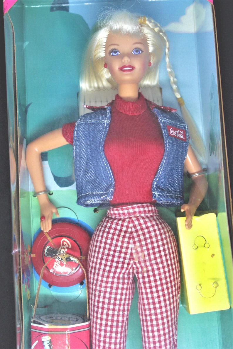 Coca-cola Picnic Barbie/ Coca-cola Doll/ Coke Barbie/ Collectible ...