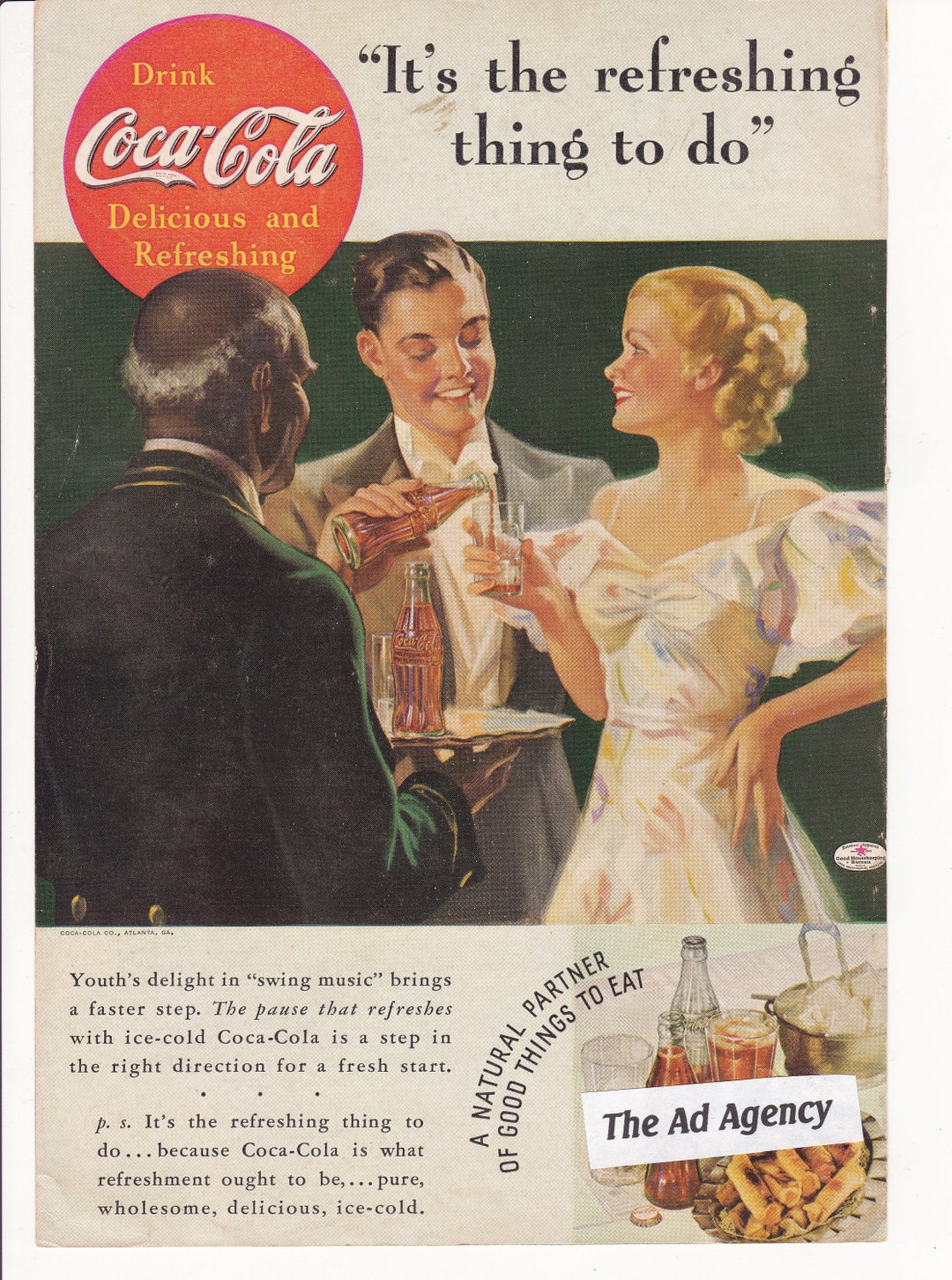 1935? Coca-cola Magazine Advertisement/vintage Advertising/retro Ads ...