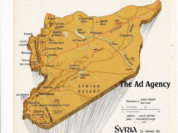 Syrian Desert Map