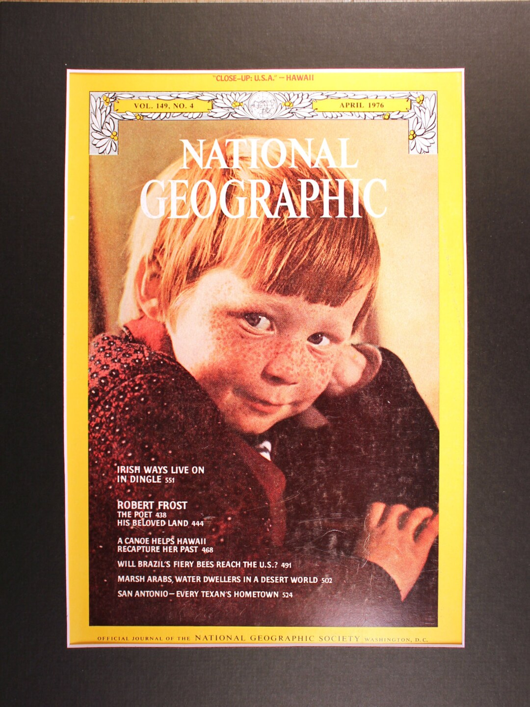 Irish Boy National Geographic Cover - Magazine Photographic Art/cool ...