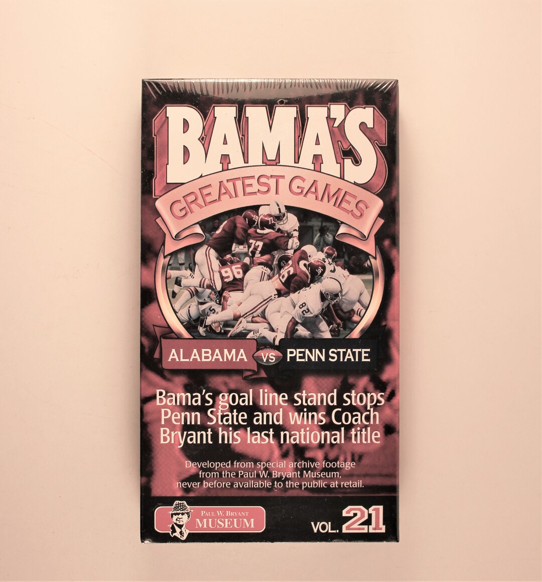 Bama's Greatest Games 21 Alabama Vs. Penn State 1979 Video/ Roll Tide ...