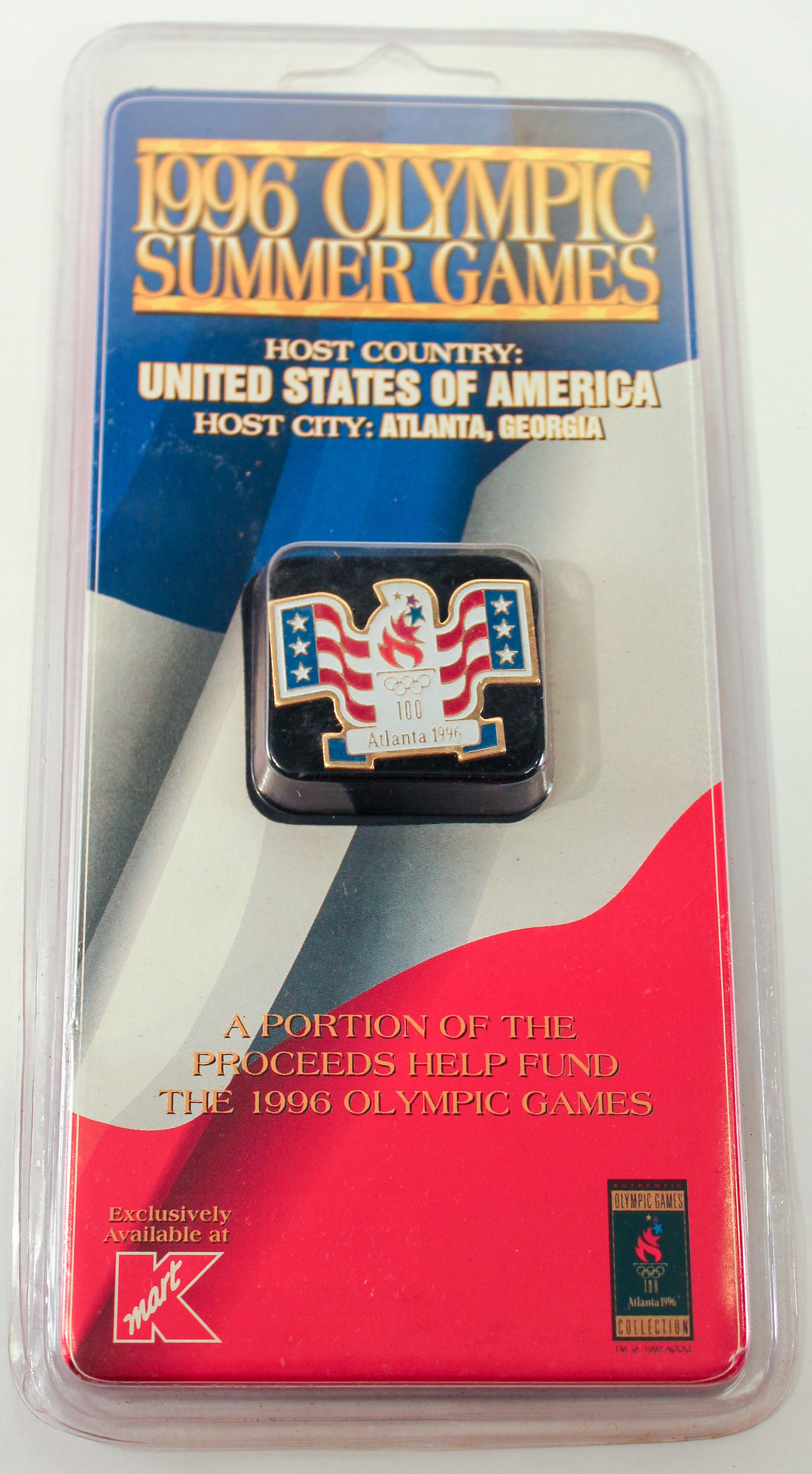Set of 2 Atlanta 1996 Olympics Collectible Pins/ Olympics USA - Etsy