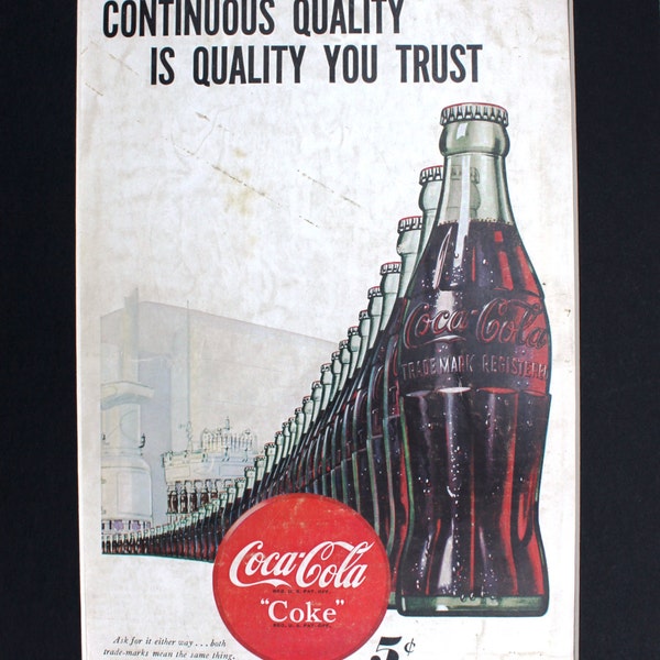 1940s Coca Cola Ads - Etsy