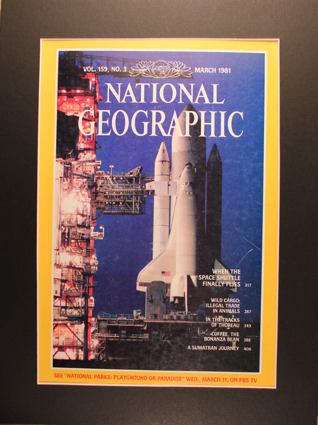 Space Shuttle National Geographic Cover Magazine Photographic Art/cool ...