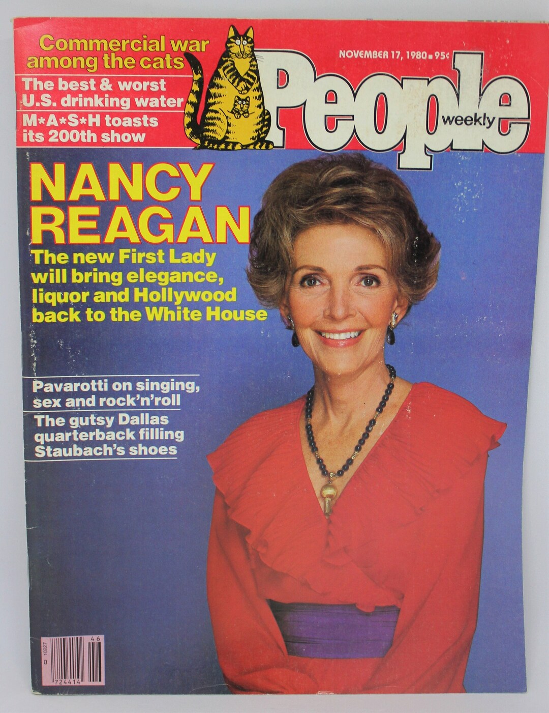 Nancy Reagan New First Lady People Magazine November 17, 1980 ...