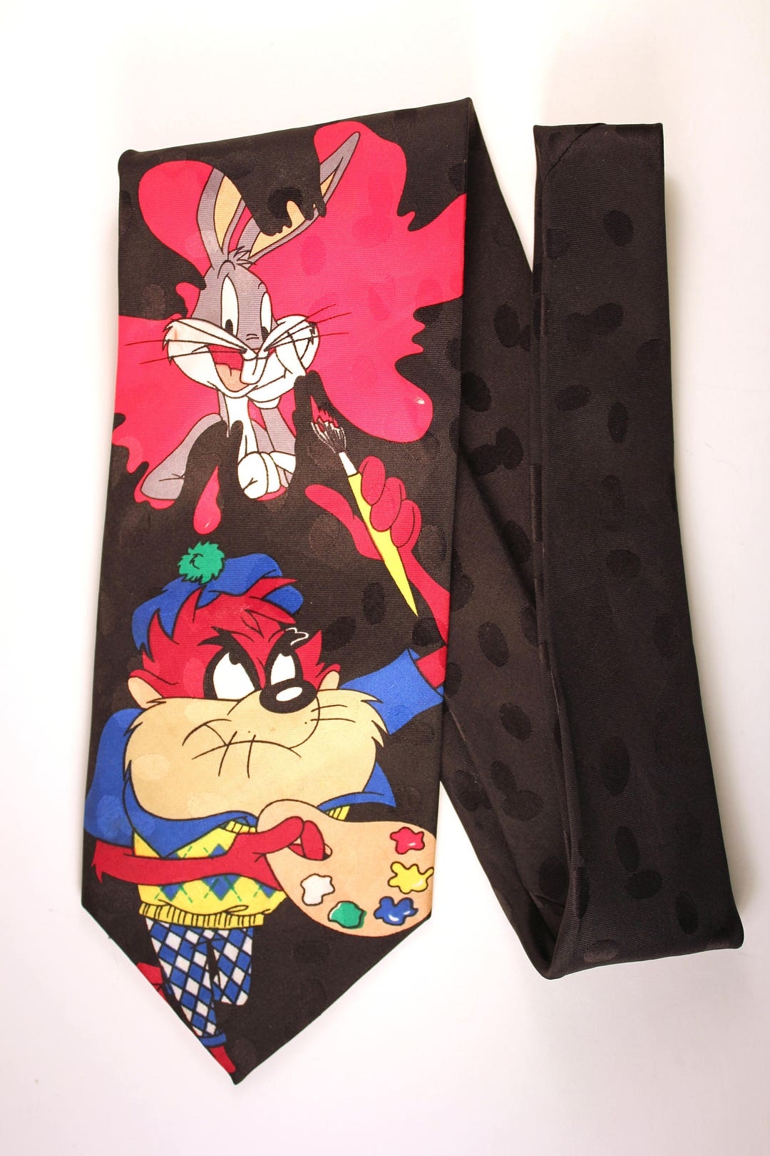 Looney Tunes Vintage Tie/ Vintage Cravat/ Television/ Cartoons/ Bugs ...