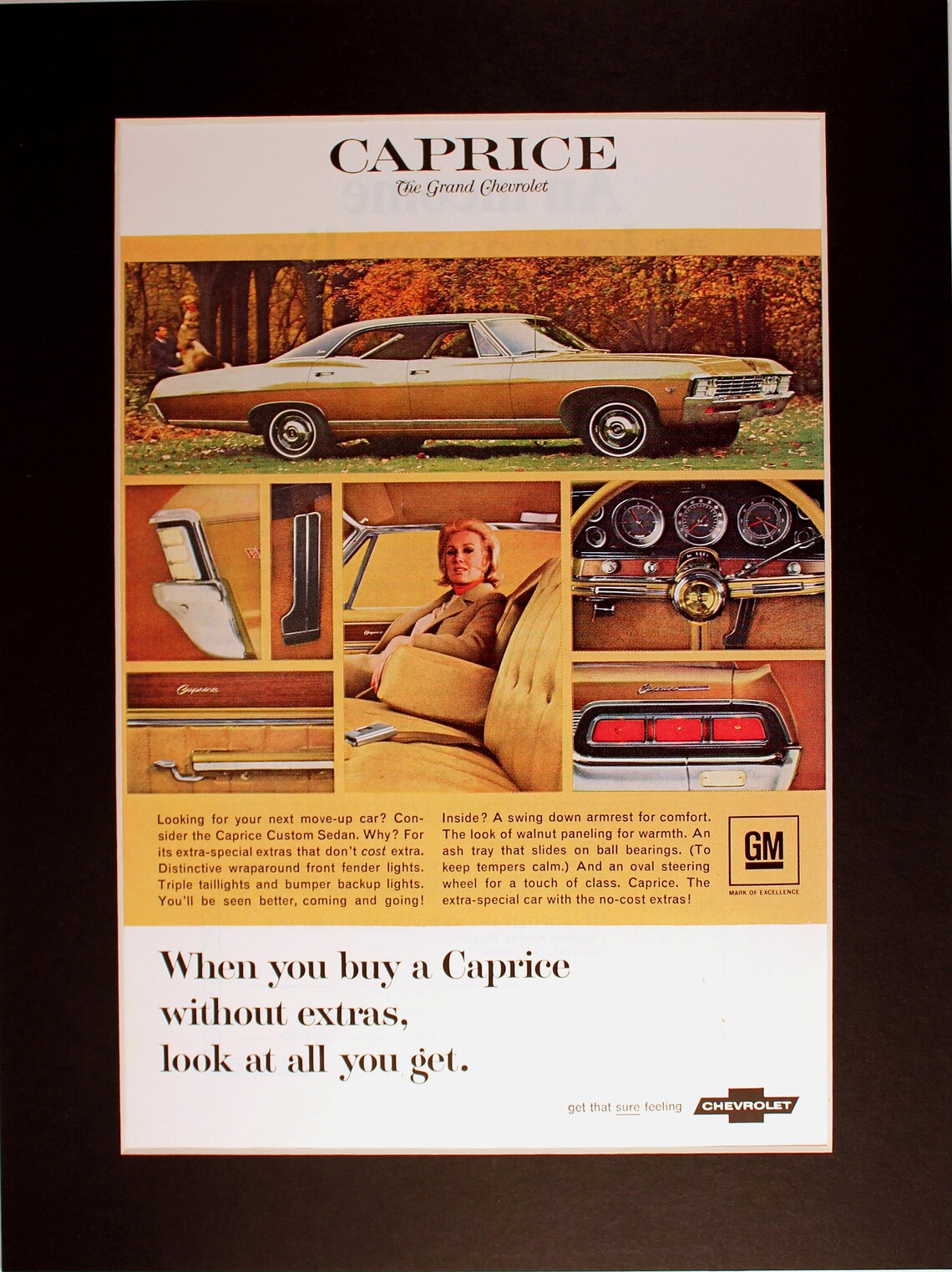 1967 Chevrolet Caprice Magazine Ad /vintage Magazine - Etsy Israel