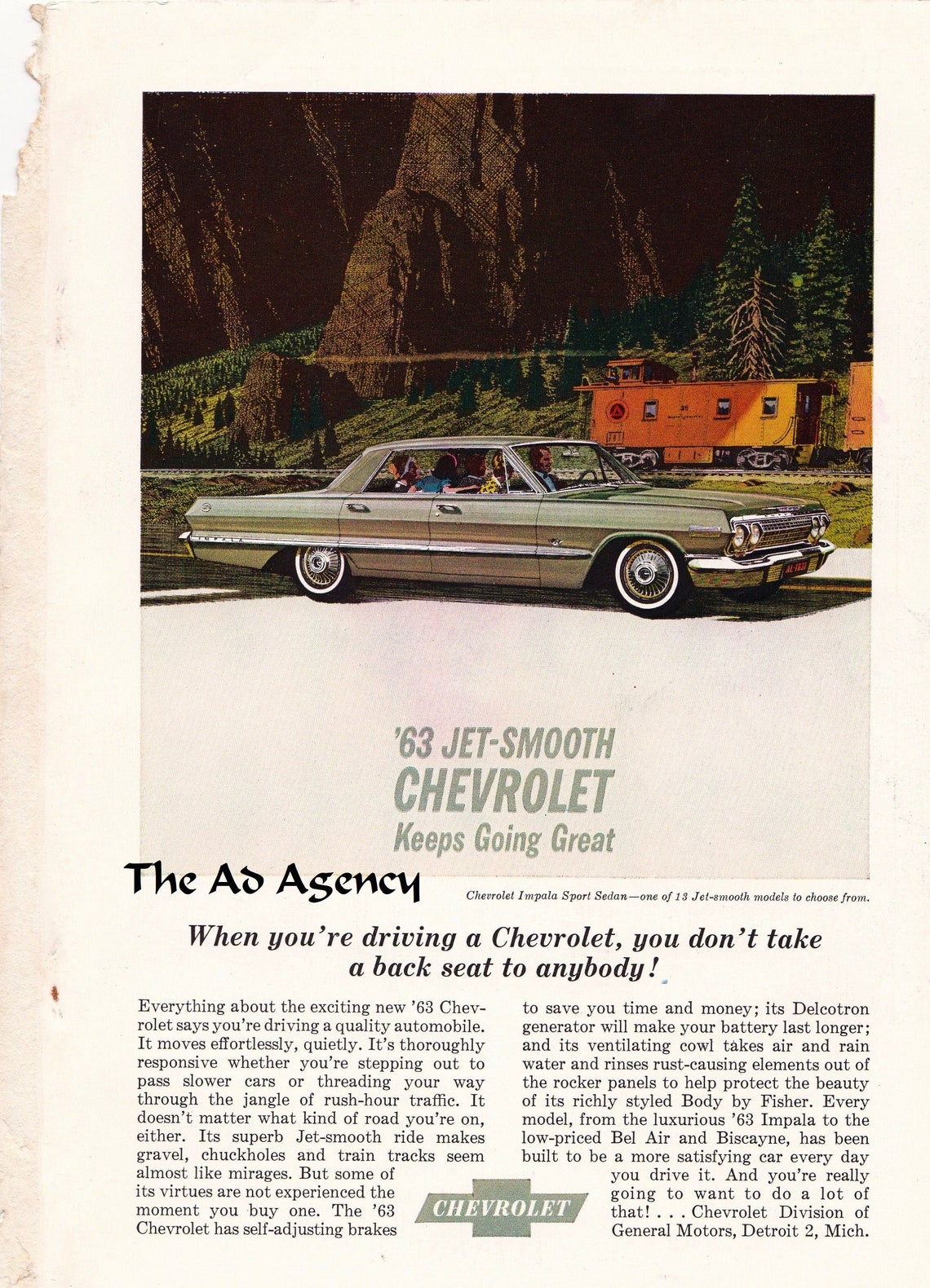 1963 Chevrolet Impala Magazine Advertisement/vintage Magazine - Etsy