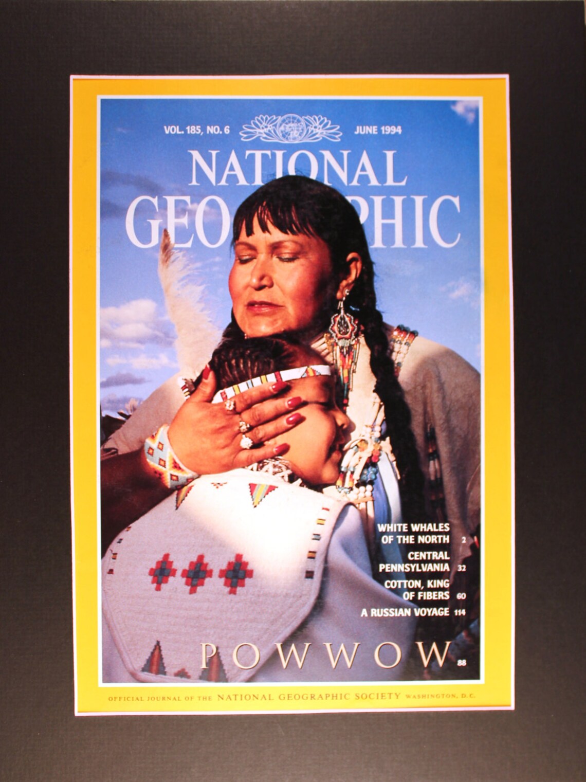 Native American National Geographic Cover - Magazine Photographic Art ...