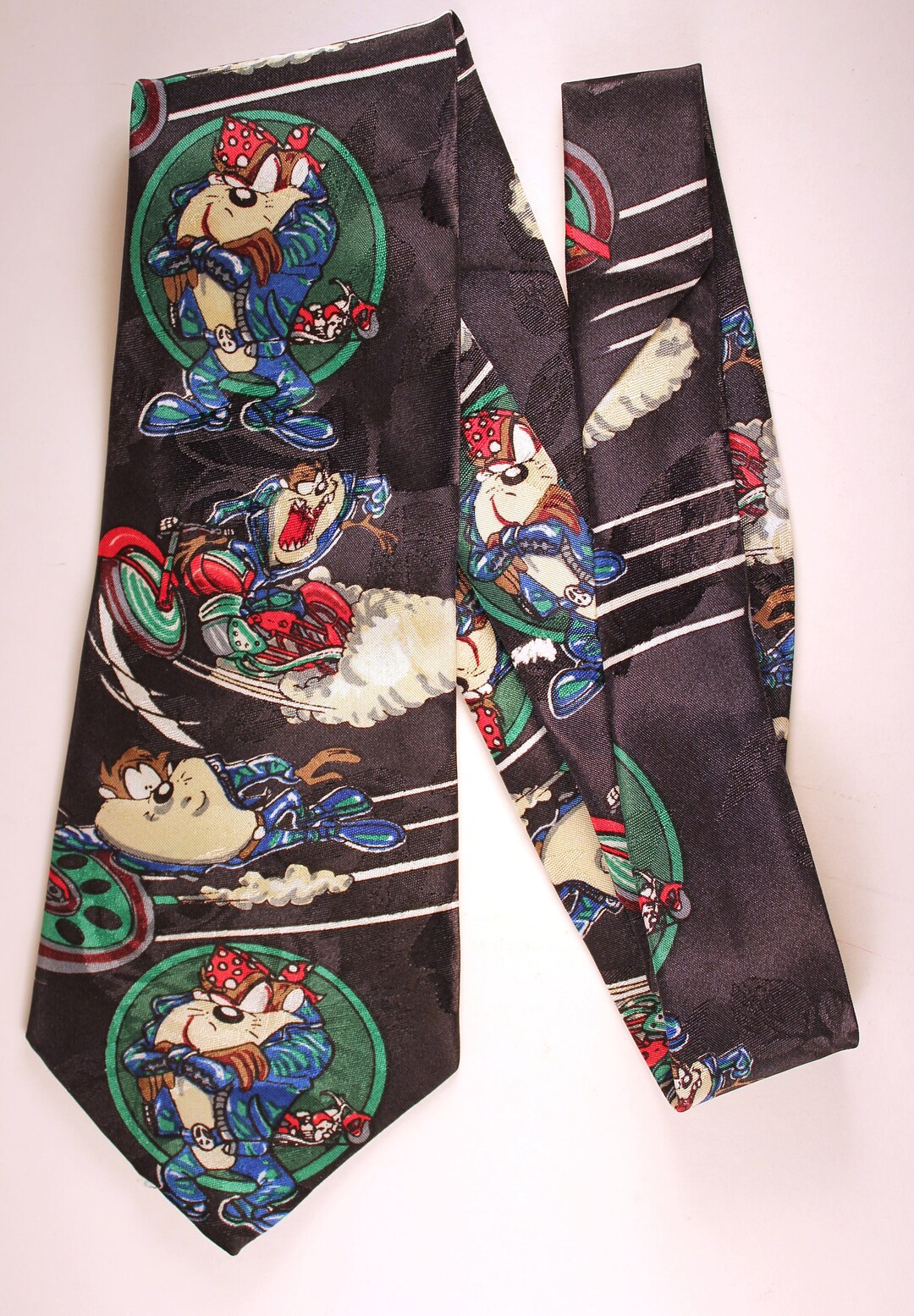 Tasmanian Devil Looney Tunes Motorcycle Tie/ Vintage Clothing ...