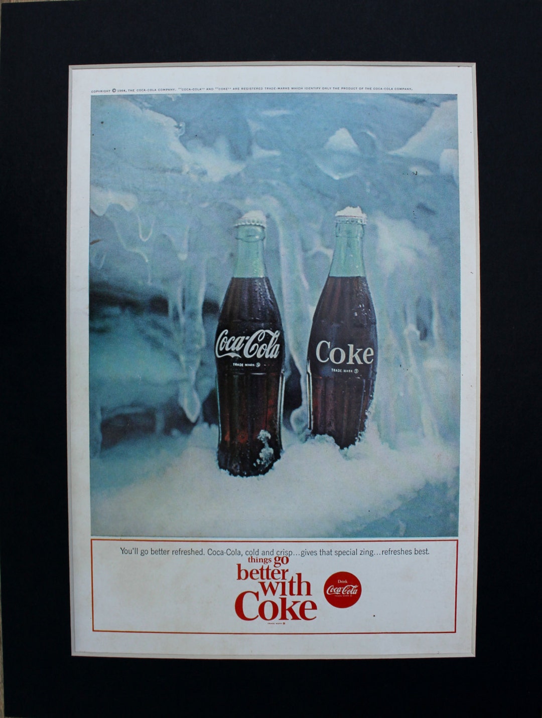 1964 Coca-cola Magazine Advertisement/vintage Advertising/retro Ads ...