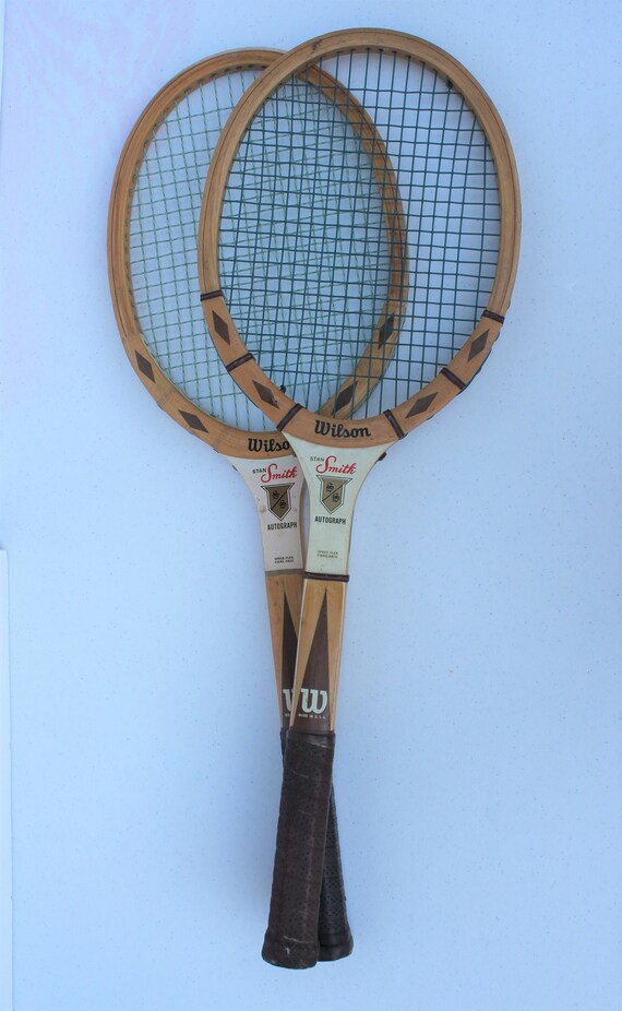 Stan Smith Autograph Tennis Racquet/ Wooden Tennis Racquet/ | Etsy