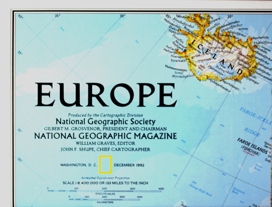 Europe Map/ National Geographic/ Cartography/ Maps/ Wars/ Battles ...