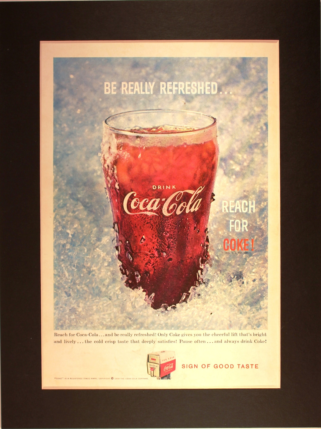 1959 Coca-cola Magazine Advertisement/vintage Advertising/retro Ads ...