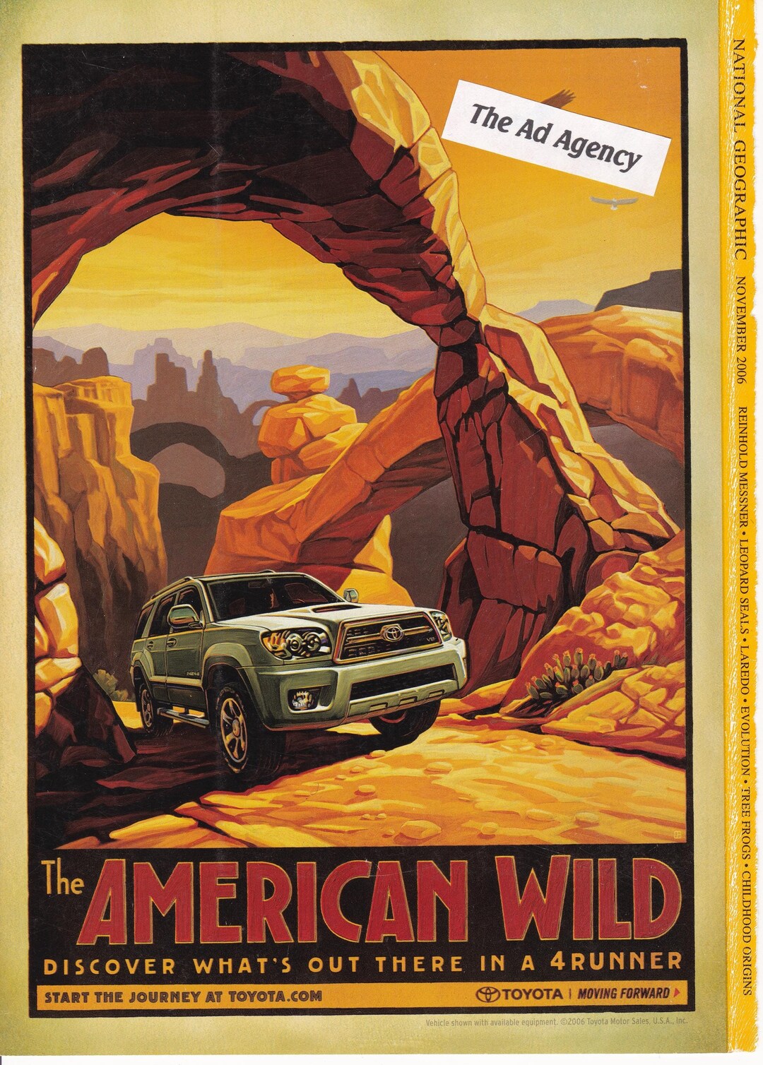 2006 Toyota 4runner Magazine Advertisement/vintage Ad/ the American ...