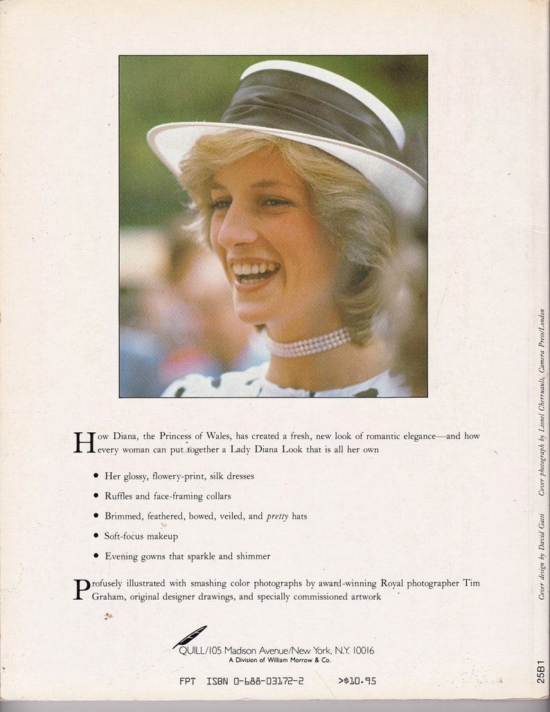 The Diana Look: the Princess Diana Fashion Book by Sue James ...