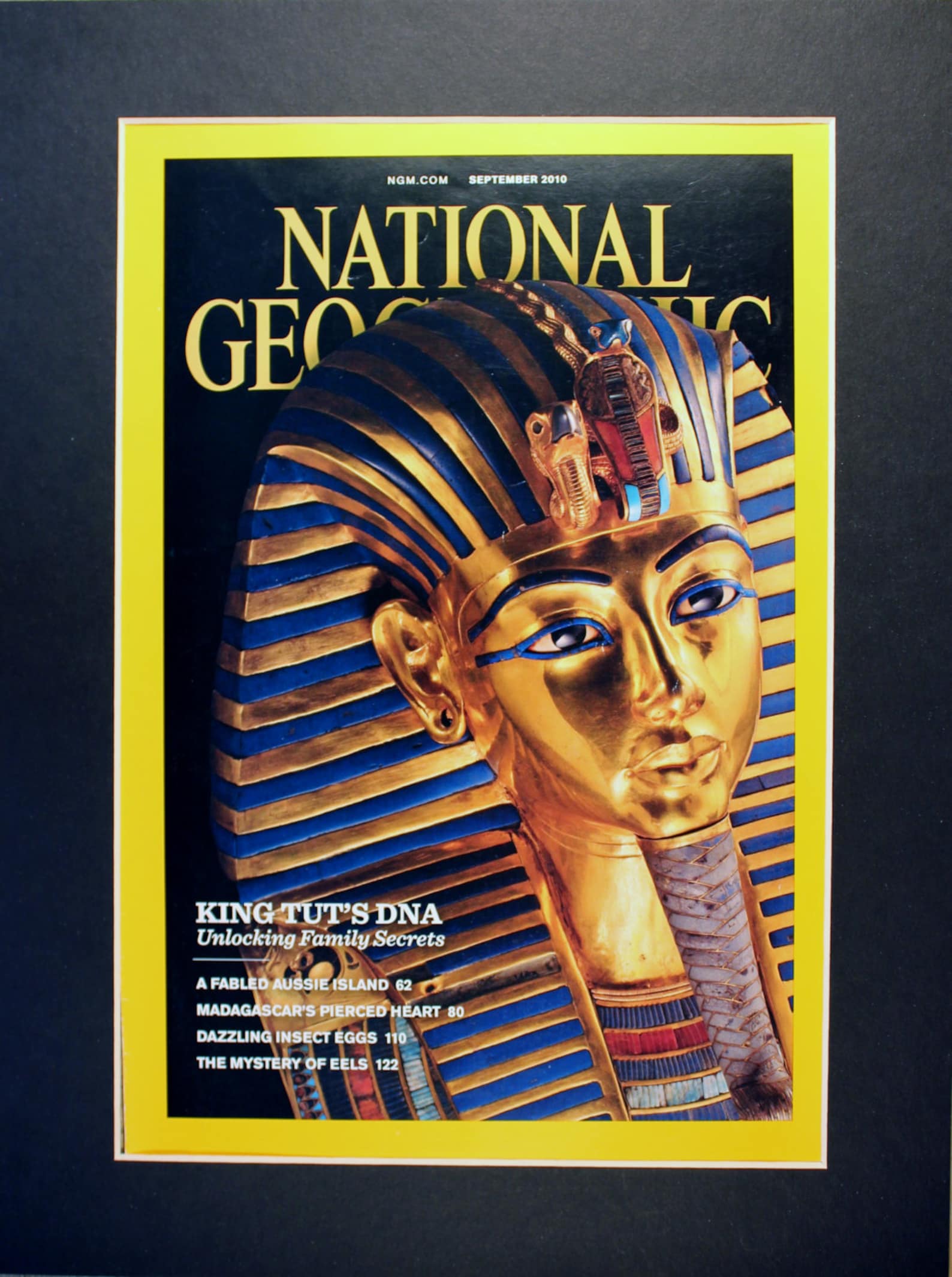 King Tut Matted National Geographic Cover/magazine/vintage | Etsy