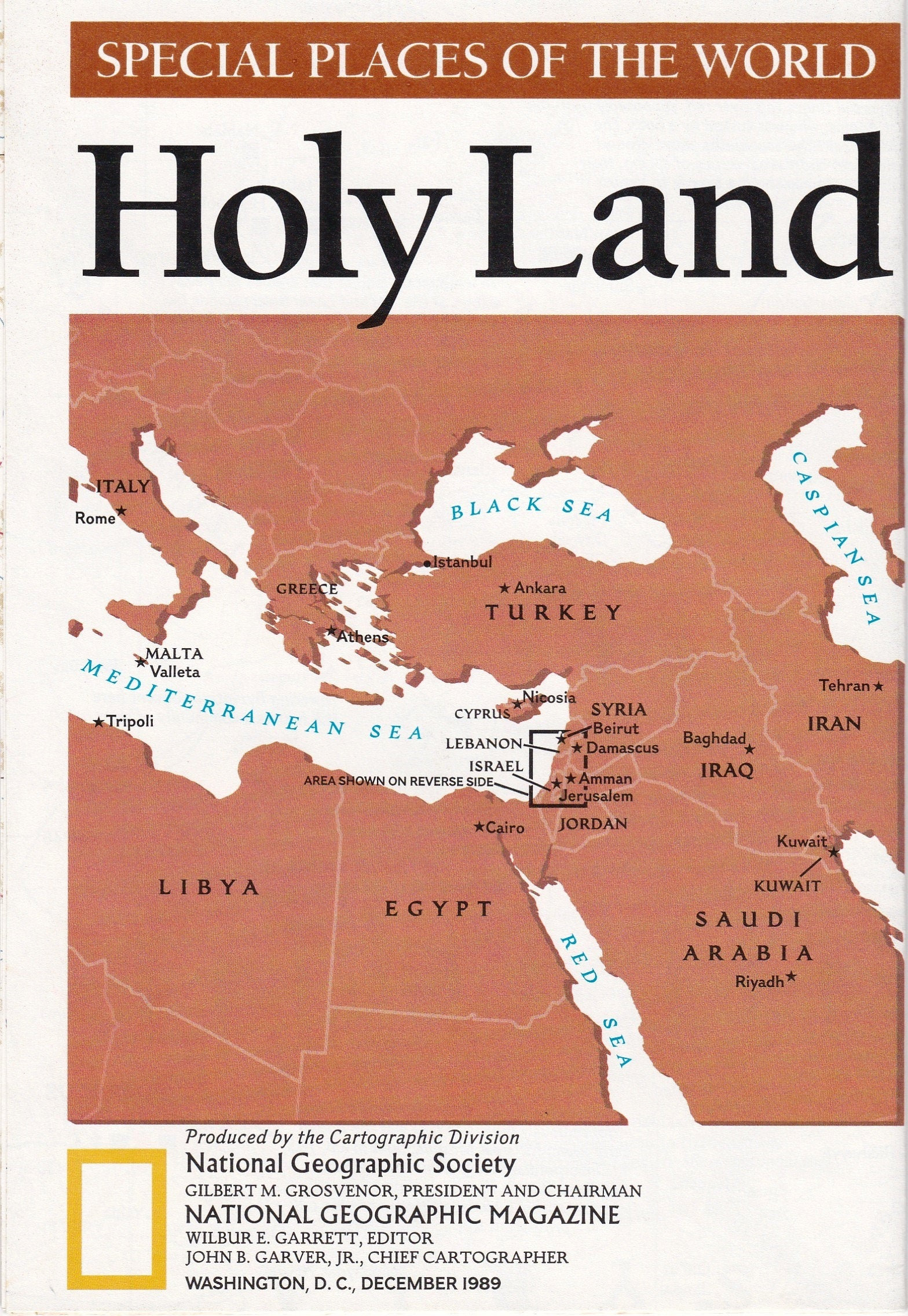 Holy Land World Map