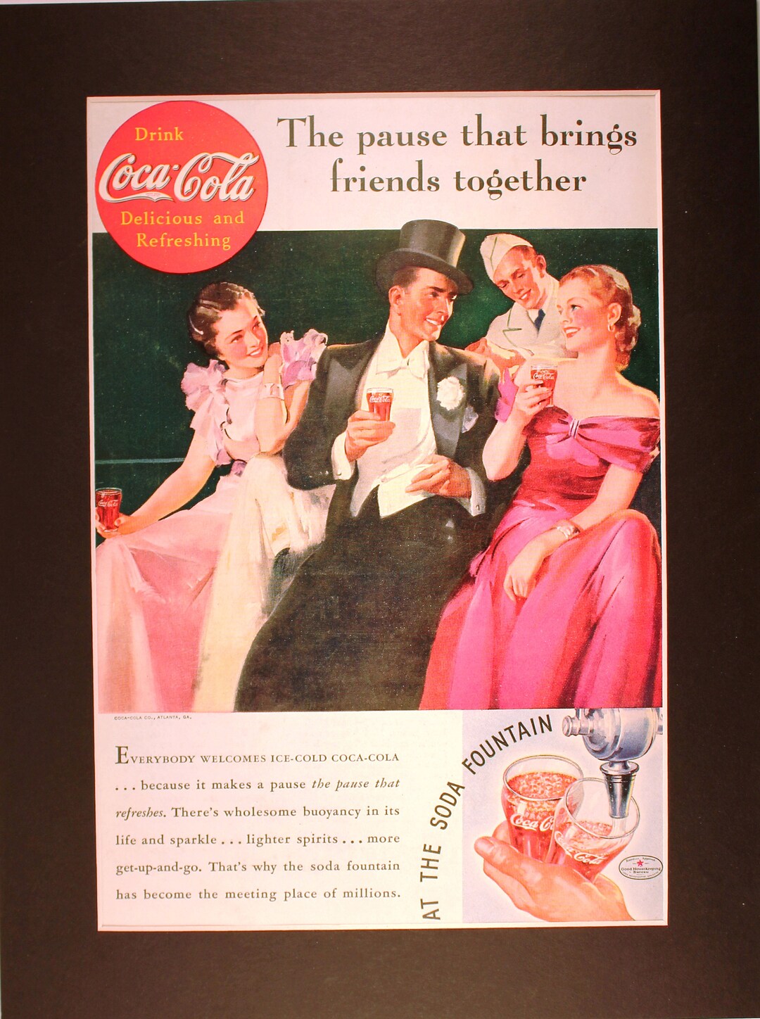 1935 Coca-cola Magazine Advertisement/vintage Advertising/retro Ads ...