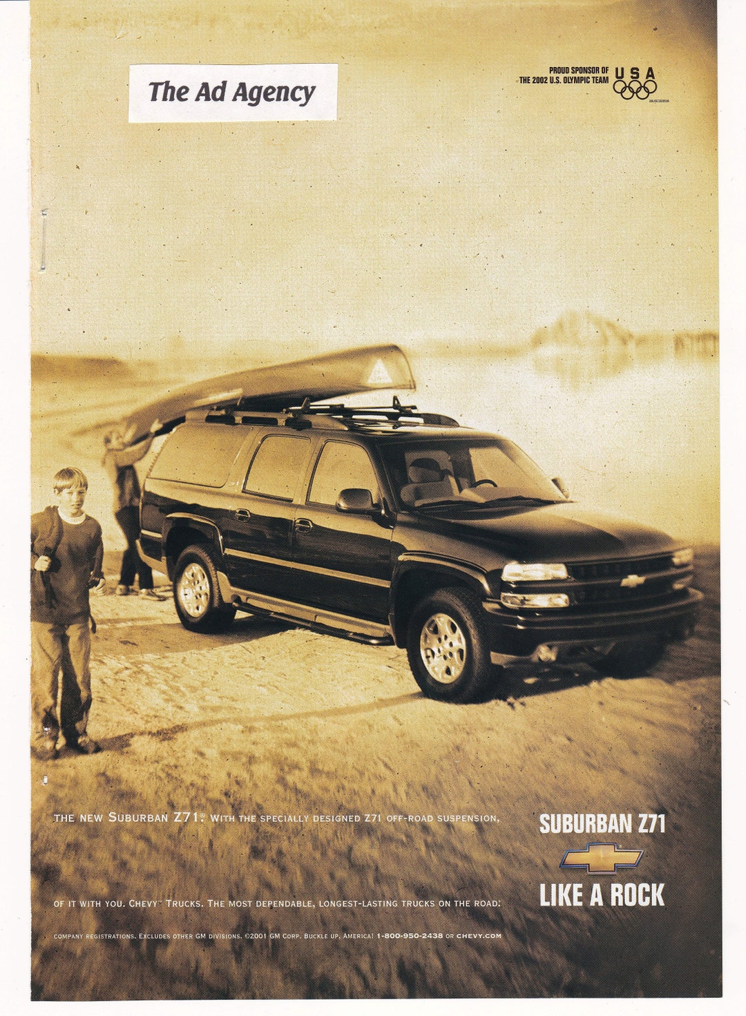 2000 Chevrolet Suburban Z71 Magazine Advertisement /vintage Ad/ Chevy ...