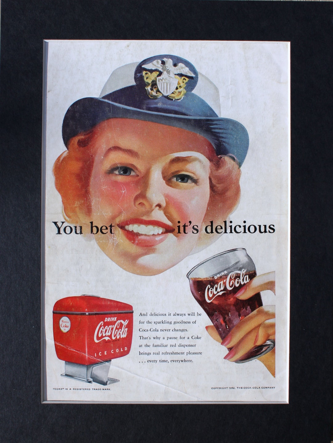 1952 Coca-cola Magazine Advertisement/vintage Advertising/retro Ads ...