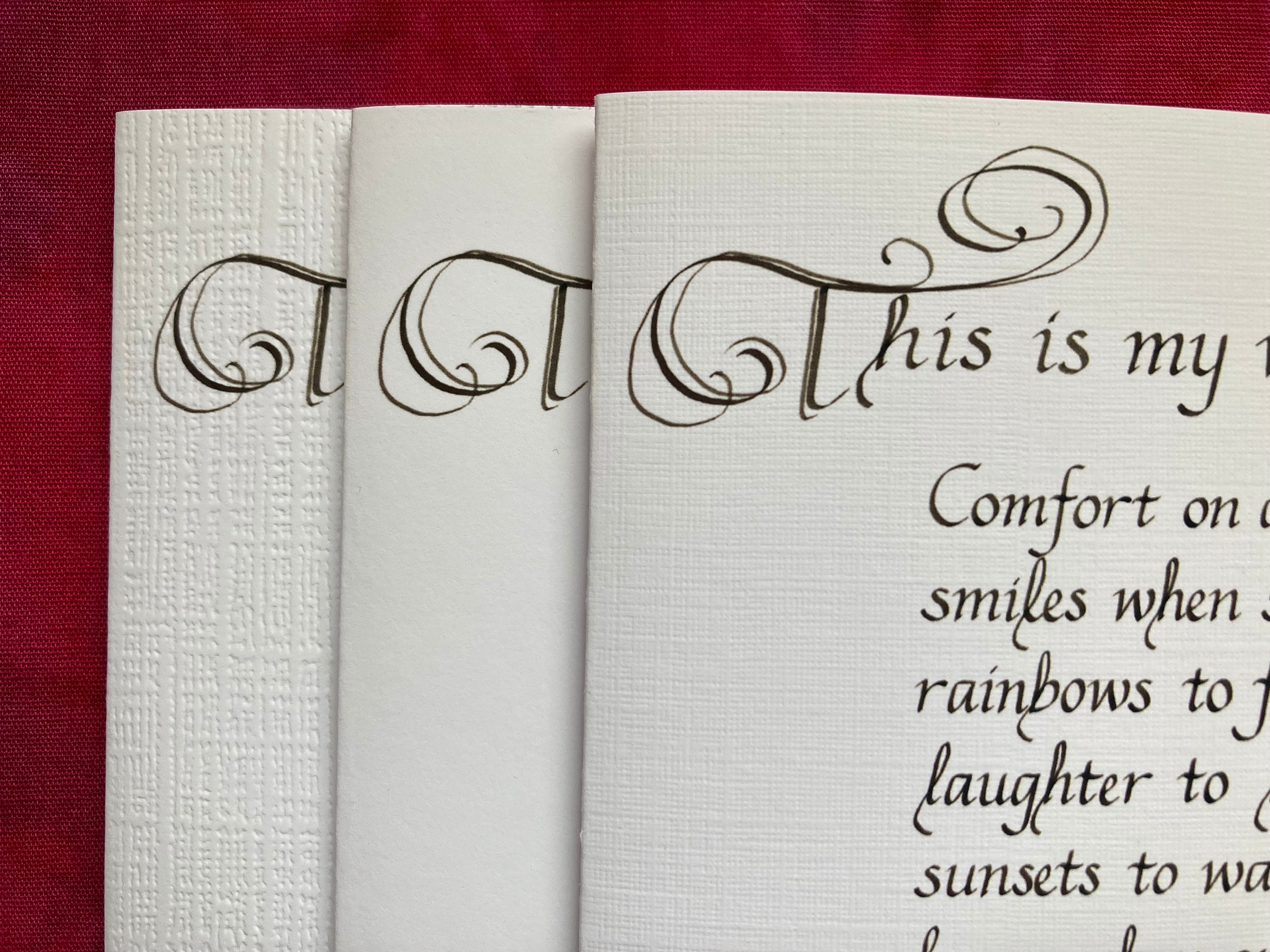 Calligraphy Card – Emerson Quote, Encouragement, Birthday - Etsy