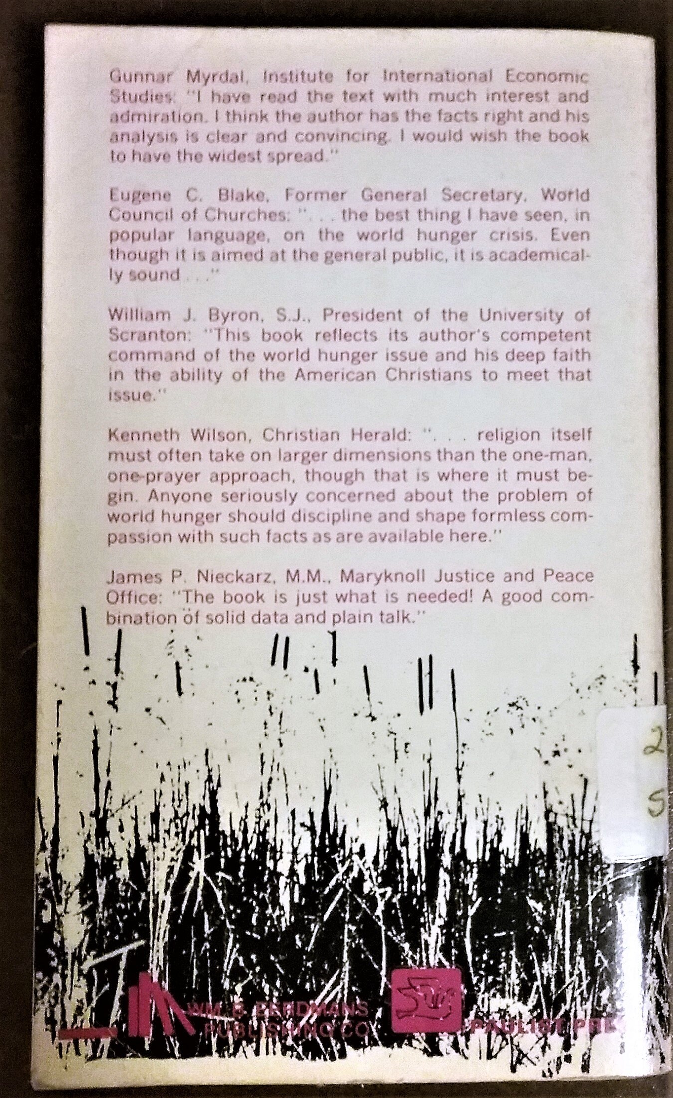 Bread for the World Arthur Simon 1975. - Etsy