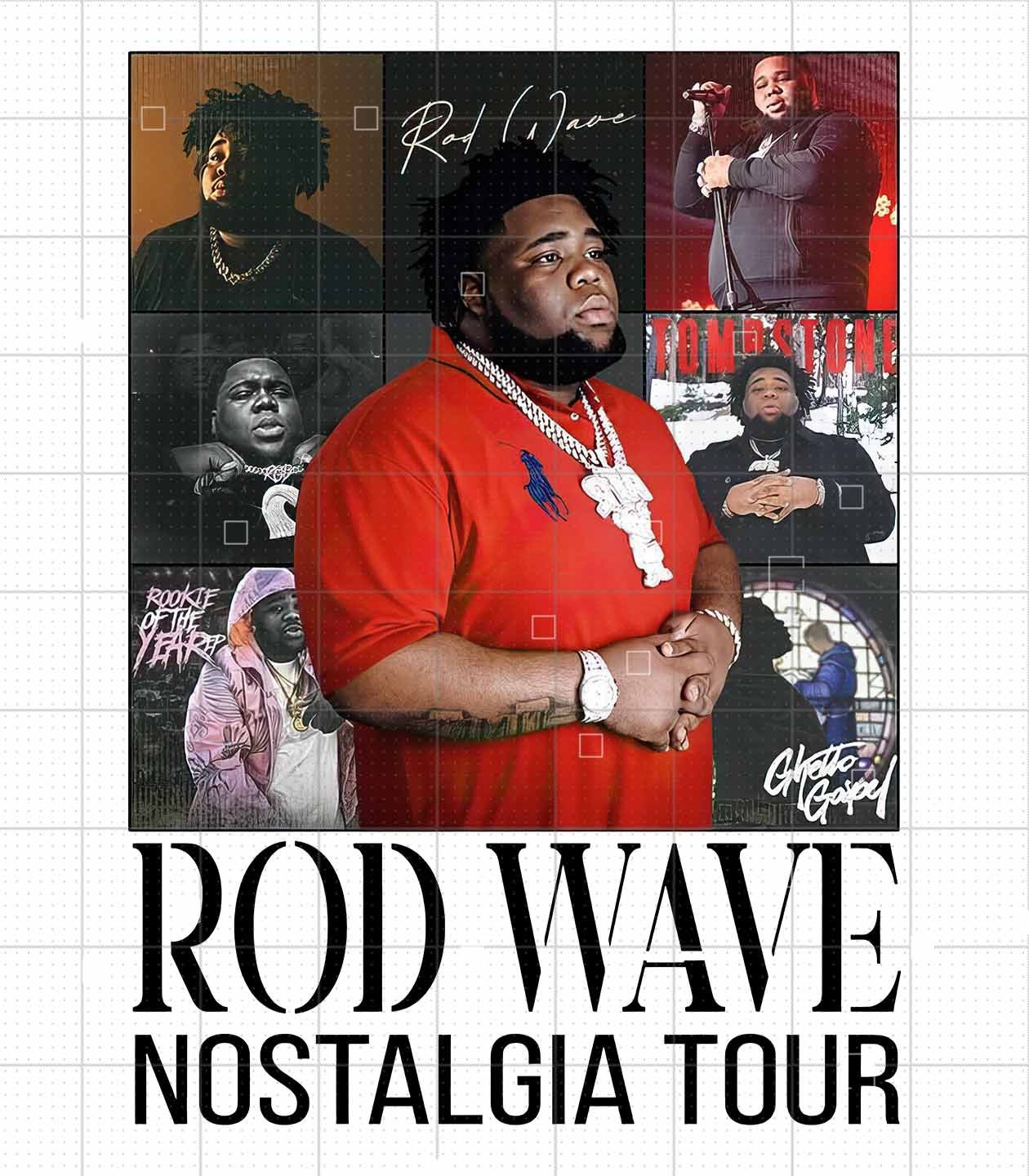 ROD WAVE T Shirt Design, Rod Wave Nostalgia Png File, Rod Wave ...