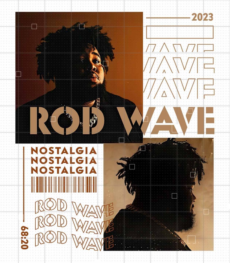 Rod Wave Png, ROD WAVE T Shirt Design, Rod Wave Nostalgia Png File, Rod ...