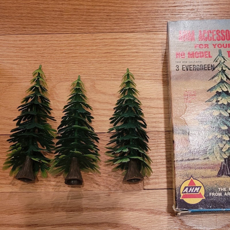 Christmas Tree With Train and Village - Etsy