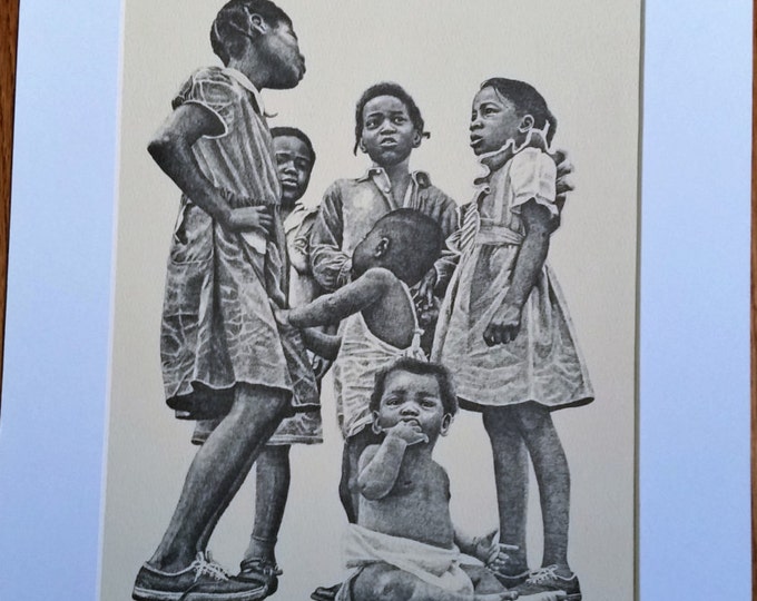 Ron Scarborough - Detroit Artist - Signed & Numbered Print - Children ...