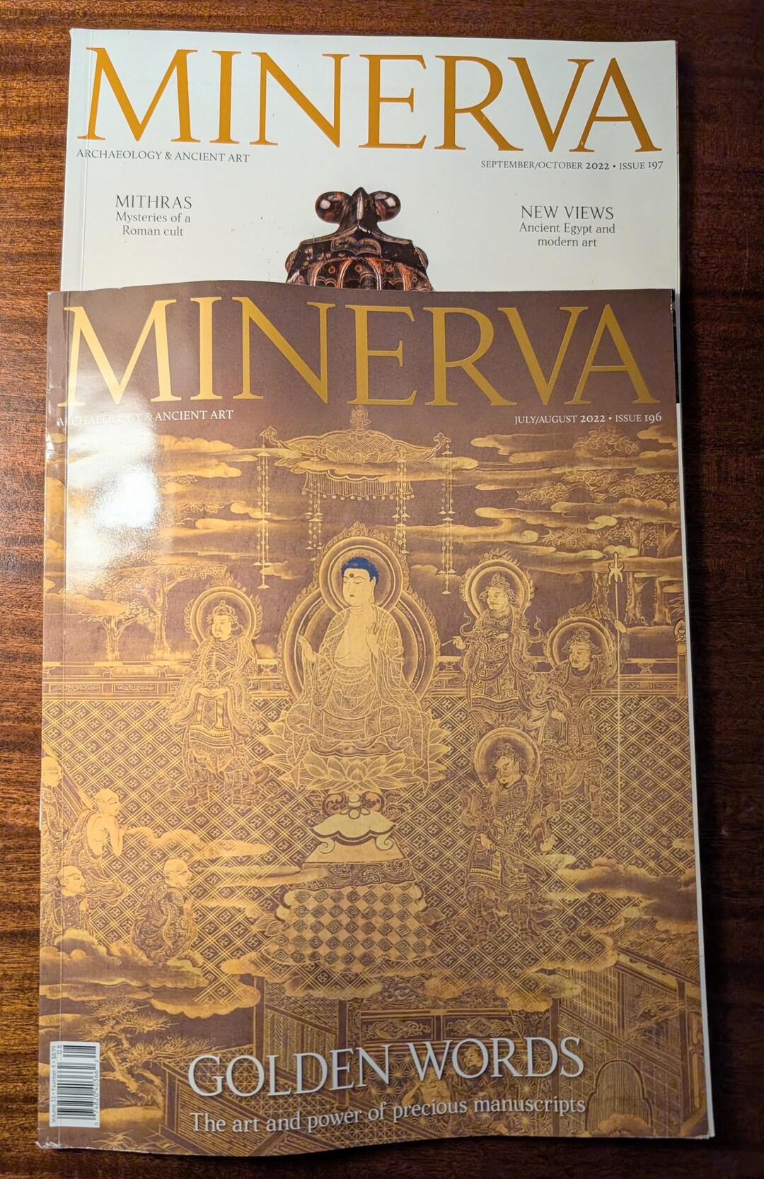 Minerva Magazines Archeology & Ancient Art - 2 in Listing - Golden ...