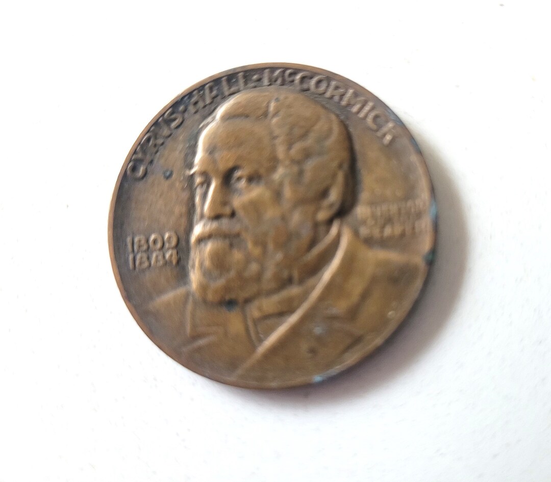 Centennial Anniversary Bronze "reaper" Coin 1831-1931 of International ...