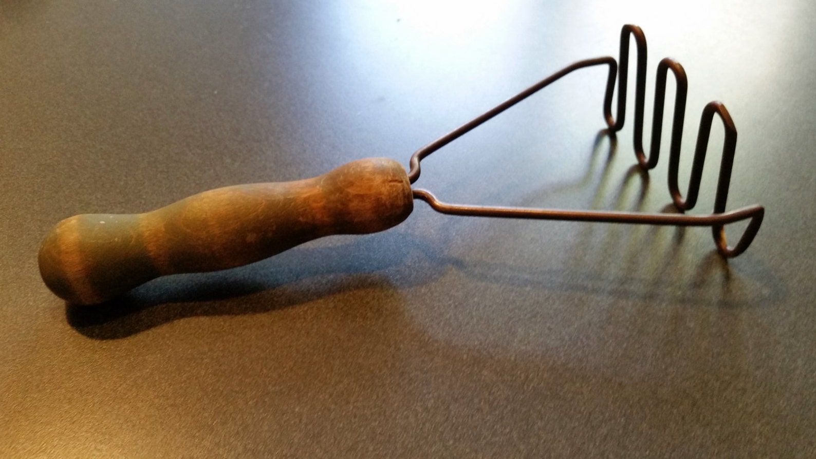 Vintage Wood Handled Wire Potato Masher Vegetable Masher - Etsy