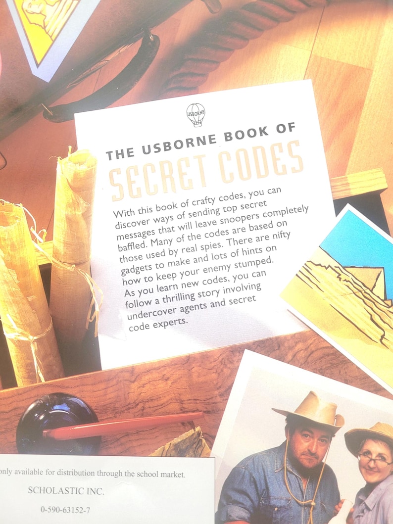 The Usborne Book of Secret Codes - Learn New Codes, History, Gadgets - Etsy