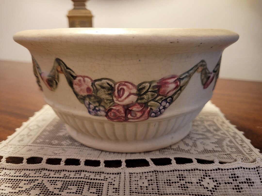 Weller American Art Pottery Bowl - Roma Pattern 1920s Antique - Garland ...