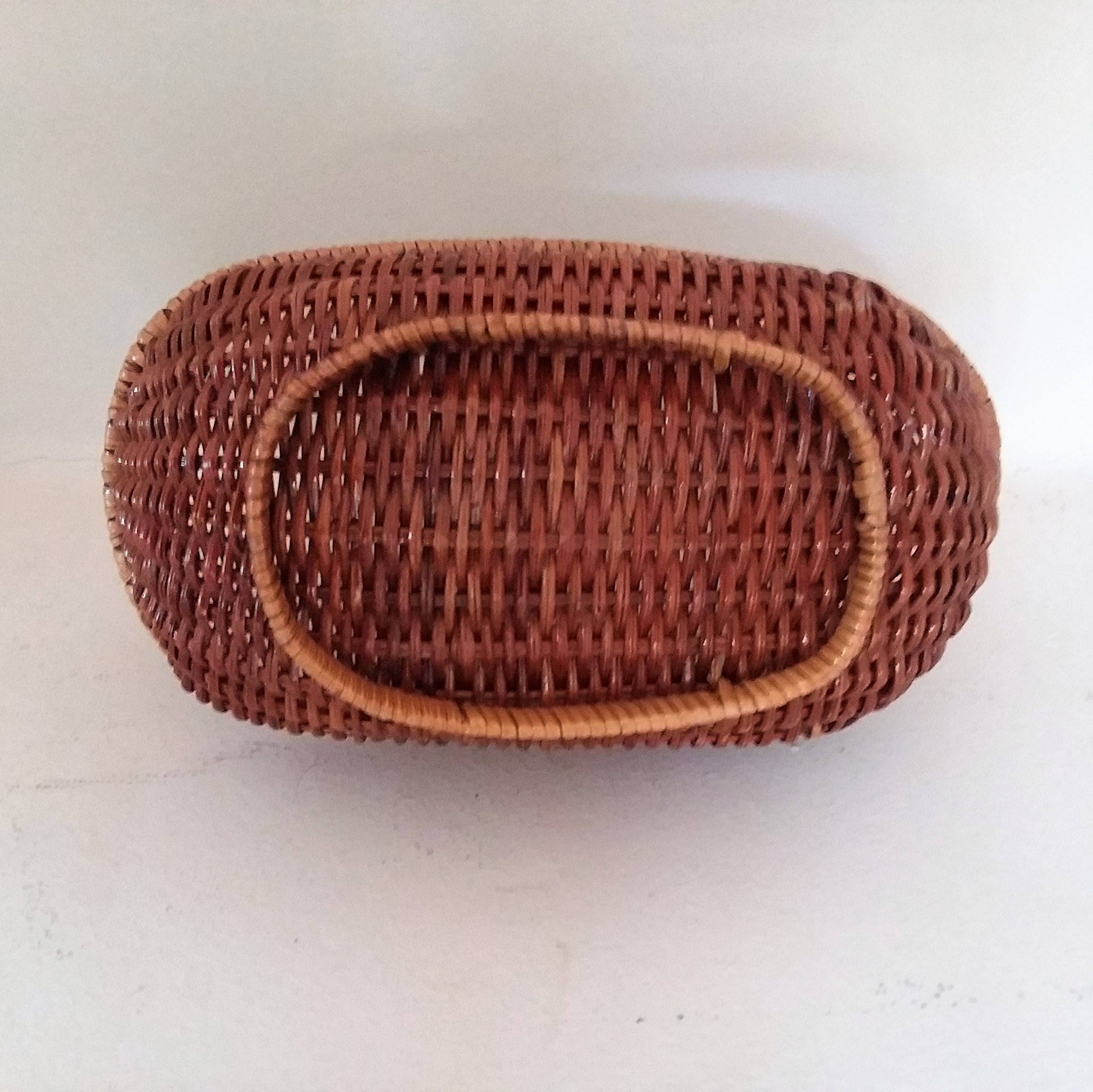 Wicker Duck Basket Storage Display Made in Republic of | Etsy