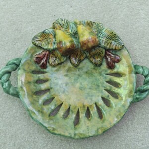 Mexican Collectible Majolica Art Pottery - Mellado. GTO, Mexico -pears ...