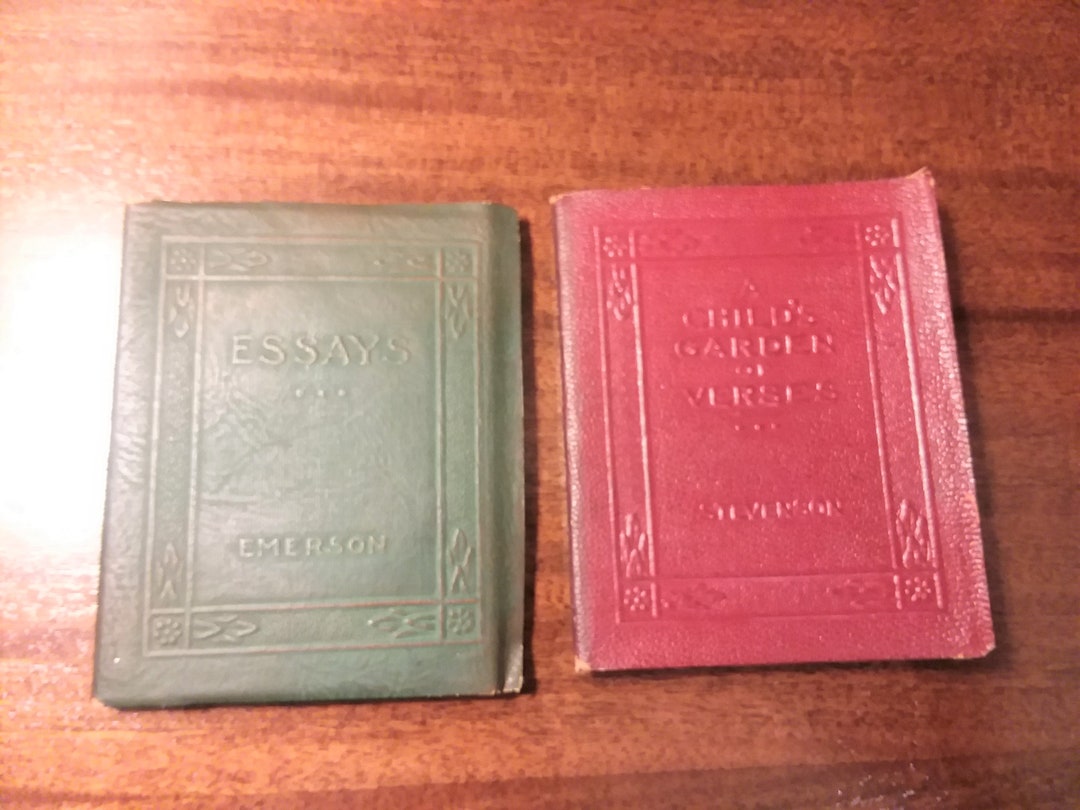 Little Leather Library Books - Set of Two - A Child's Garden of Verses ...