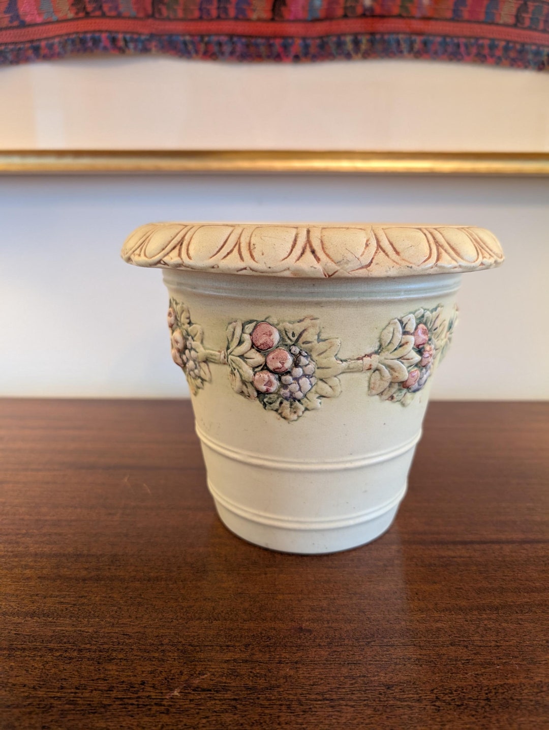 Weller American Art Pottery Planter, Pot Jardinere - Roma Pattern 1920s ...