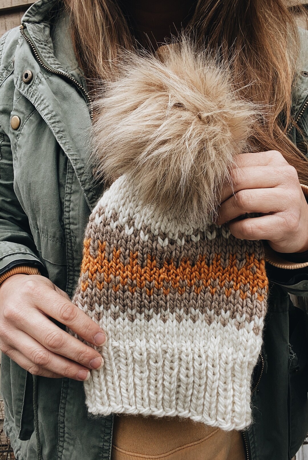The Fern Beanie Tri Color READY TO SHIP - Etsy