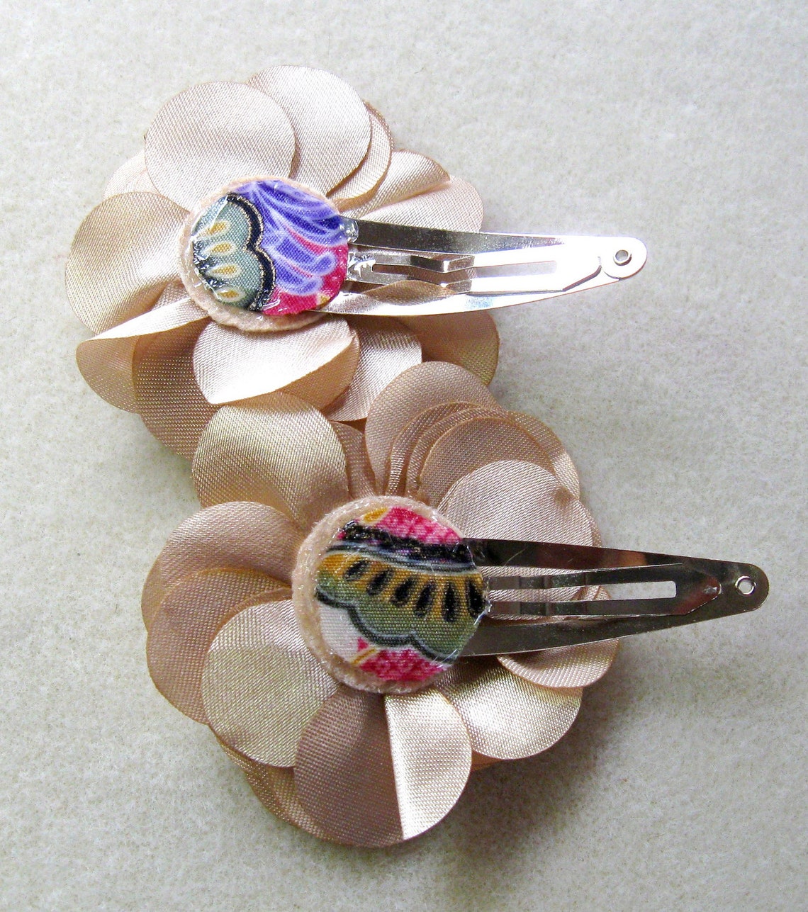 Handmade Hair Clip Flower Beaded Hair Accessory Girls Hair Accessories ...