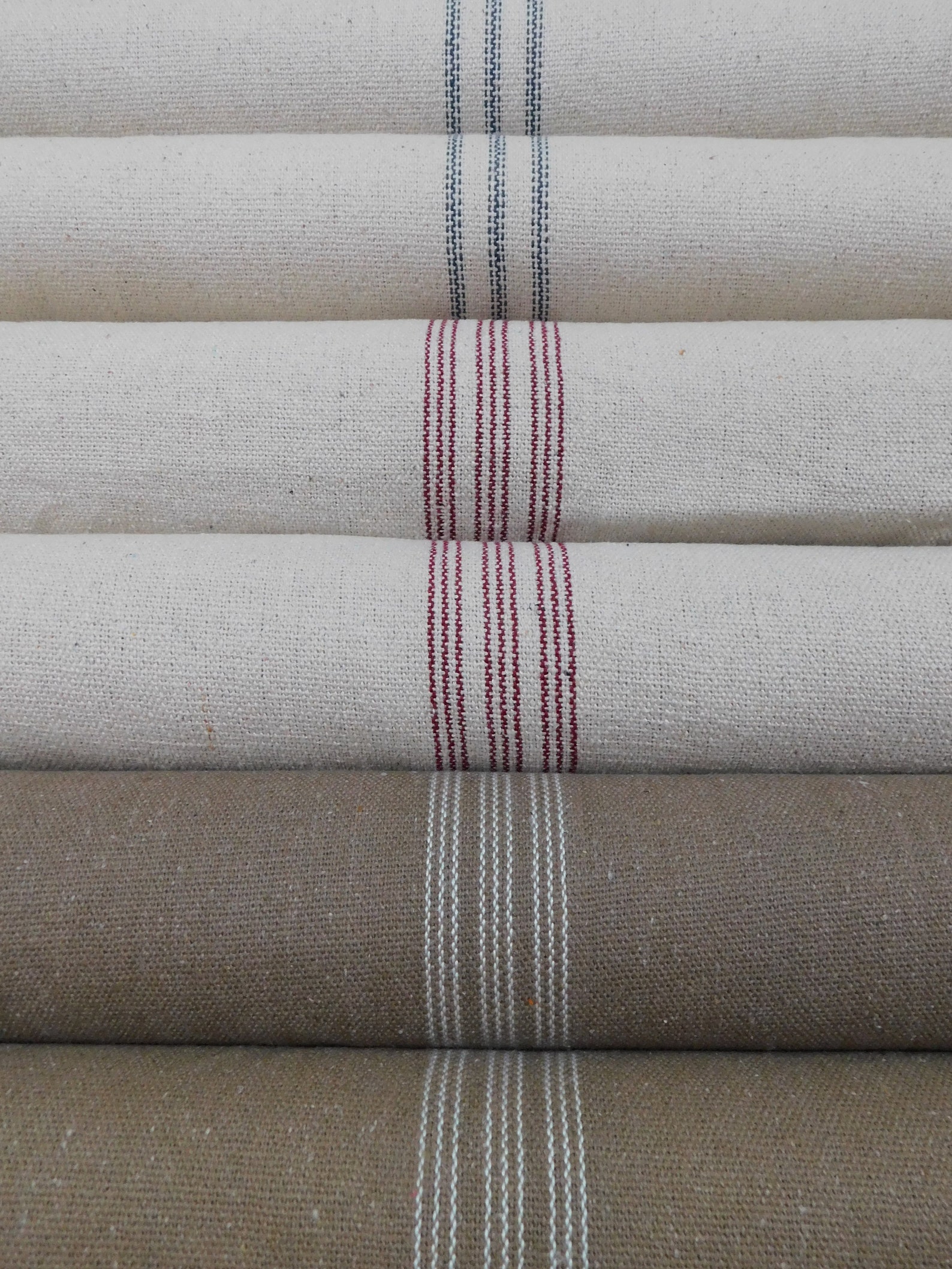 Feed Sack Fabric by the Yard Farmhouse Fabric Ticing - Etsy