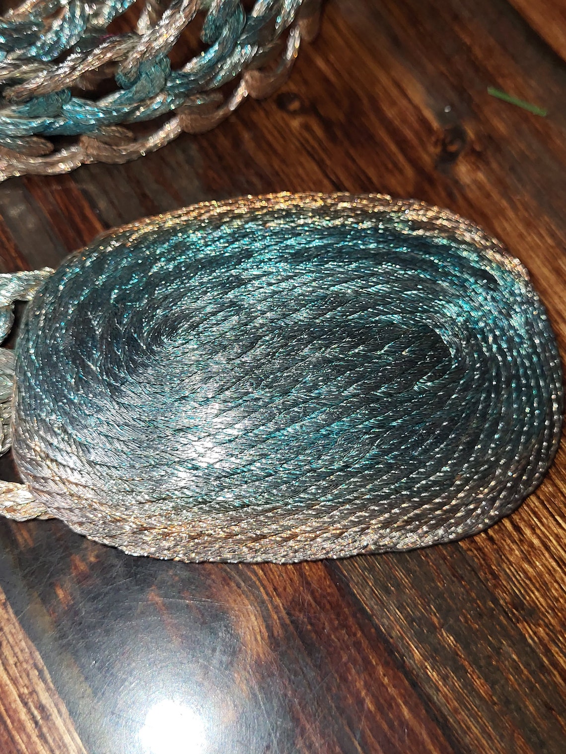 Vintage Braided Wire Belt Made in Greece 36" - Etsy