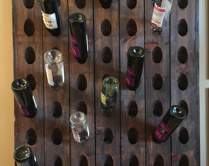 French Riddling Rack Wine Rack Riddling Rack 49 Bottle | Etsy