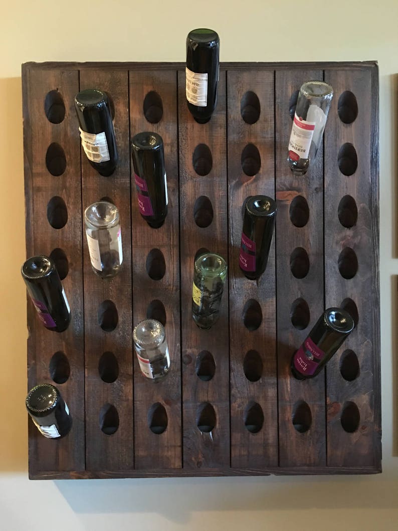 French Riddling Rack Wine Rack Riddling Rack 49 Bottle - Etsy
