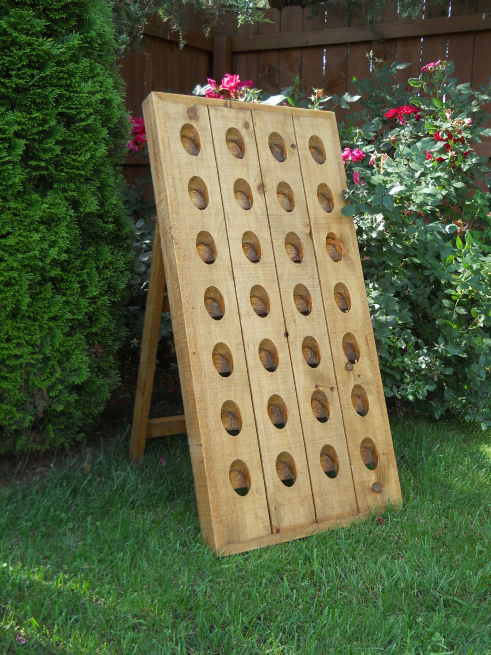 French Riddling Rack Wine Rack Riddling Rack 28 Bottle - Etsy