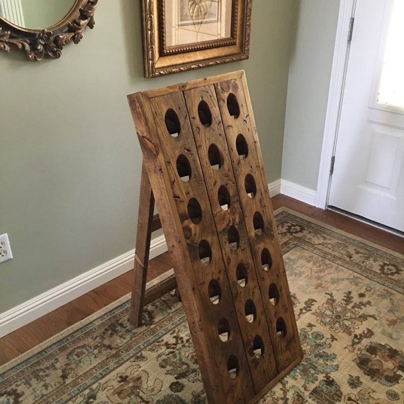Wood Riddle Rack - Etsy