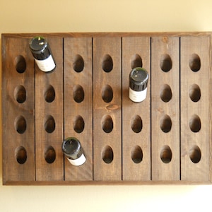 French Riddling Rack Wine Rack Riddling Rack 28 Bottle - Etsy Nederland